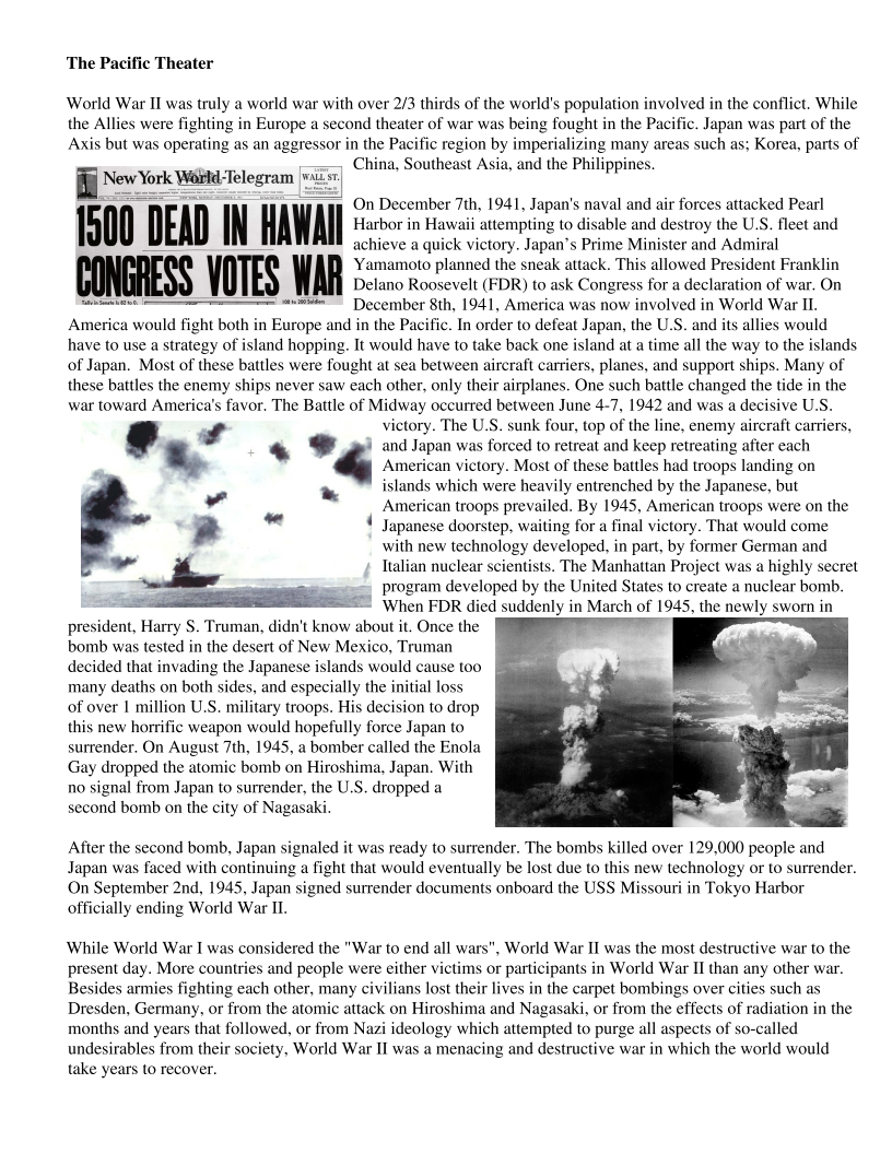 Global II - World War II - LearnSocialStudies