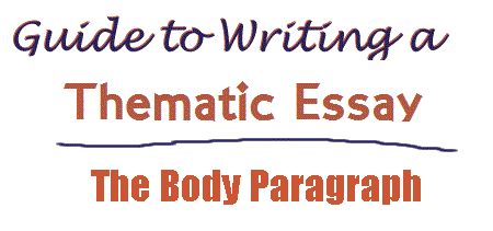 Writing Thematic Essay Body Paragraphs - LearnSocialStudies